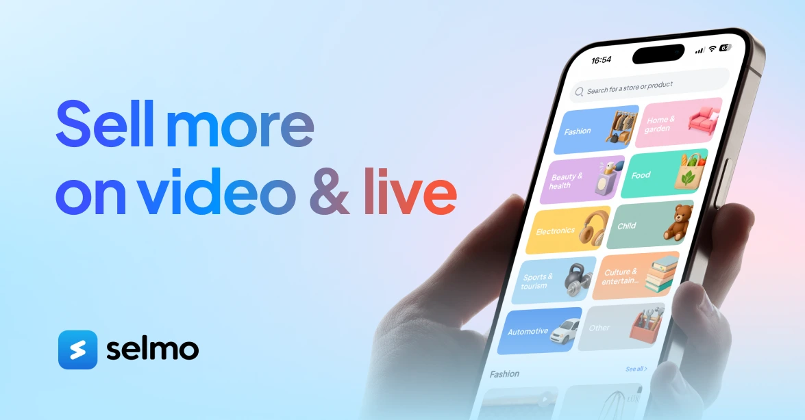 Selmo - Manage your sales on live broadcasts, posts and DMs